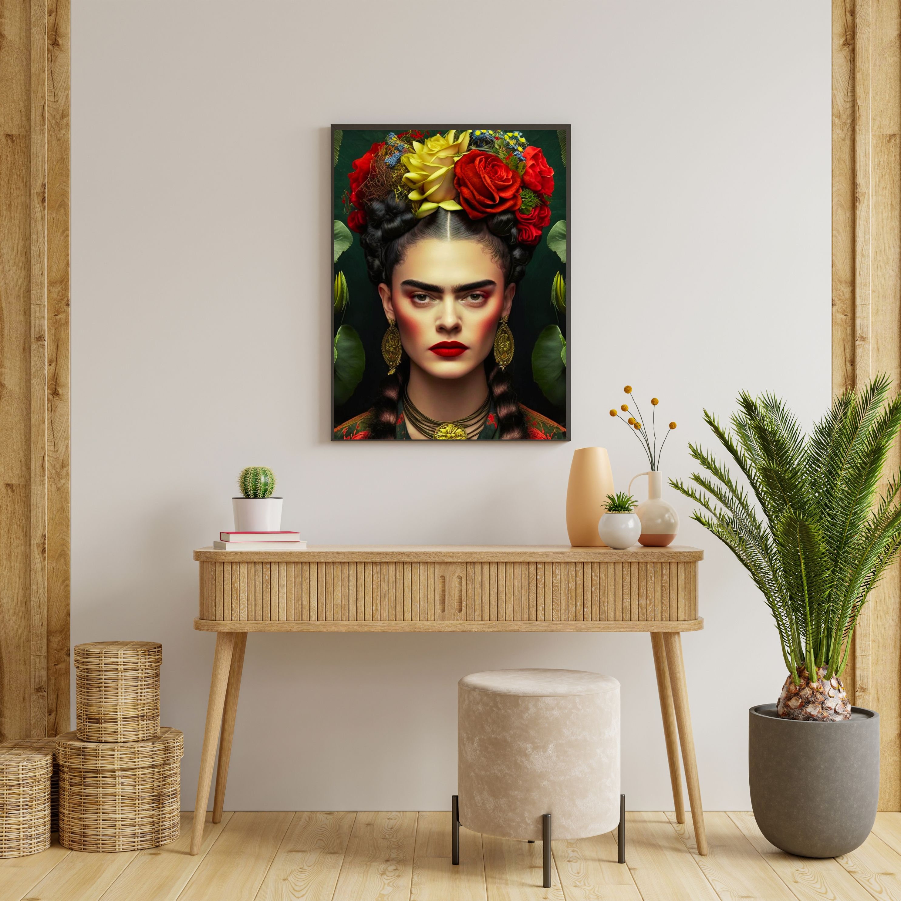 Frida | Beautiful Portrait of Frida Kahlo in Tropical Jungle | Female ...