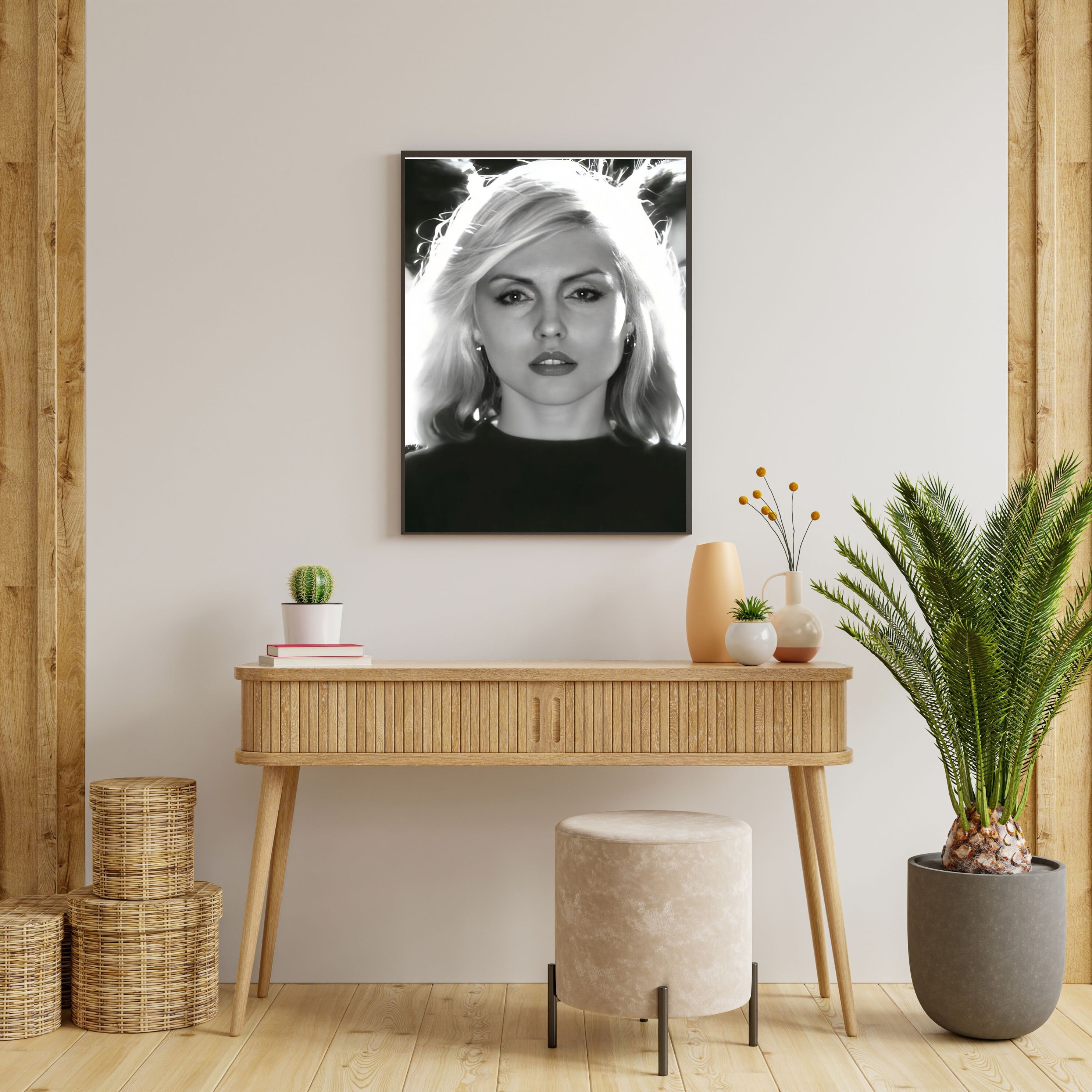 Debbie Harry | Beautiful Black and White Vintage Photo of Singer ...