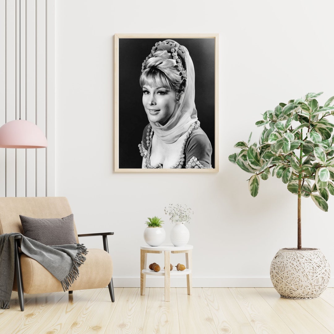 Jeannie | Beautiful Black and White Vintage Photo of Barbara Eden From ...