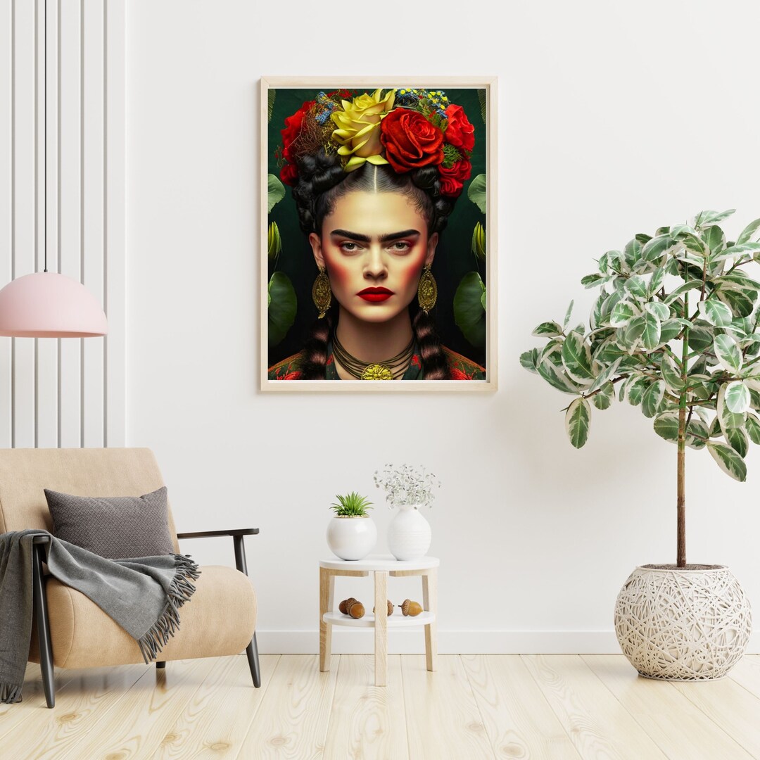 Frida | Beautiful Portrait of Frida Kahlo in Tropical Jungle | Female ...