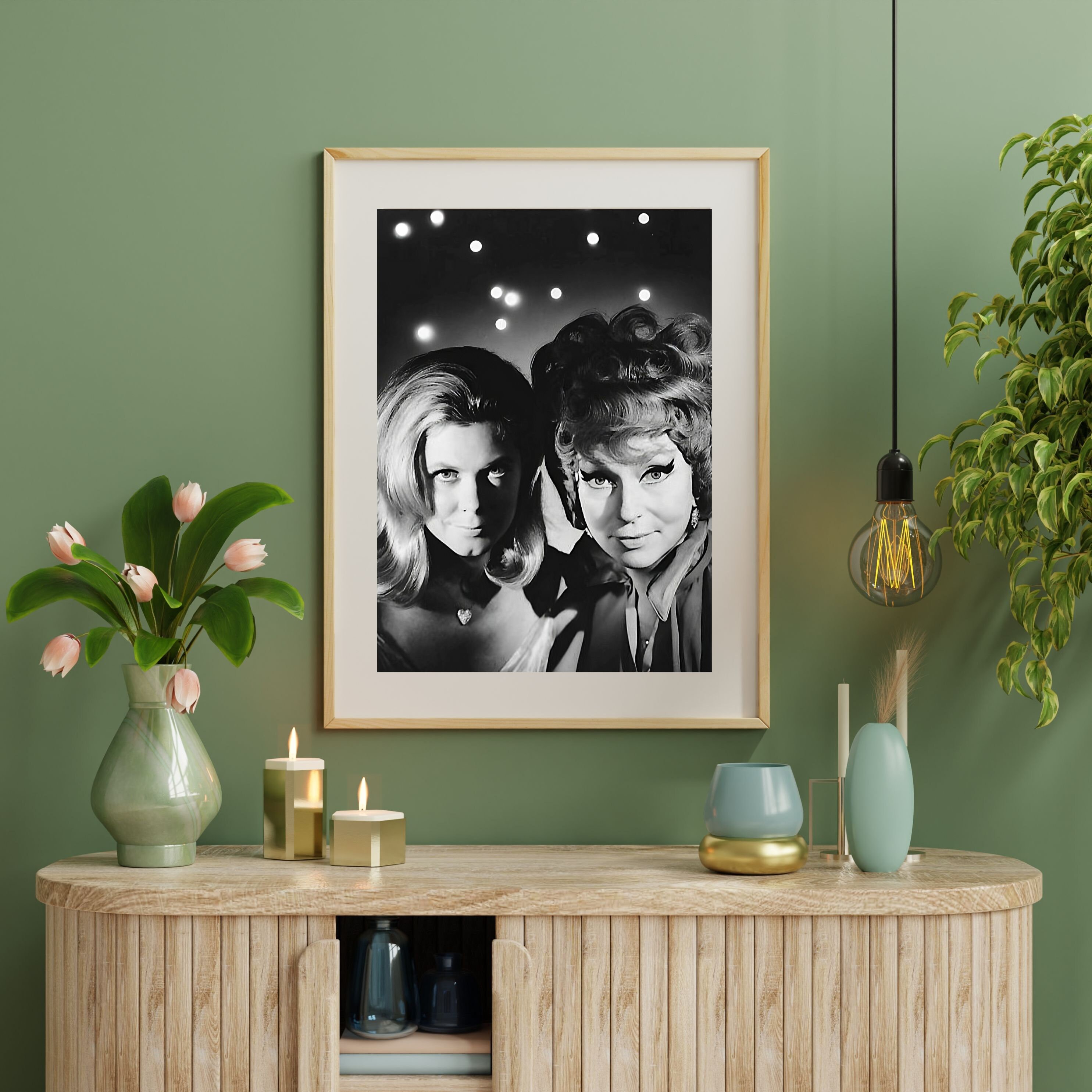 Bewitched | Beautiful Black and White Vintage Photo of Samantha and ...