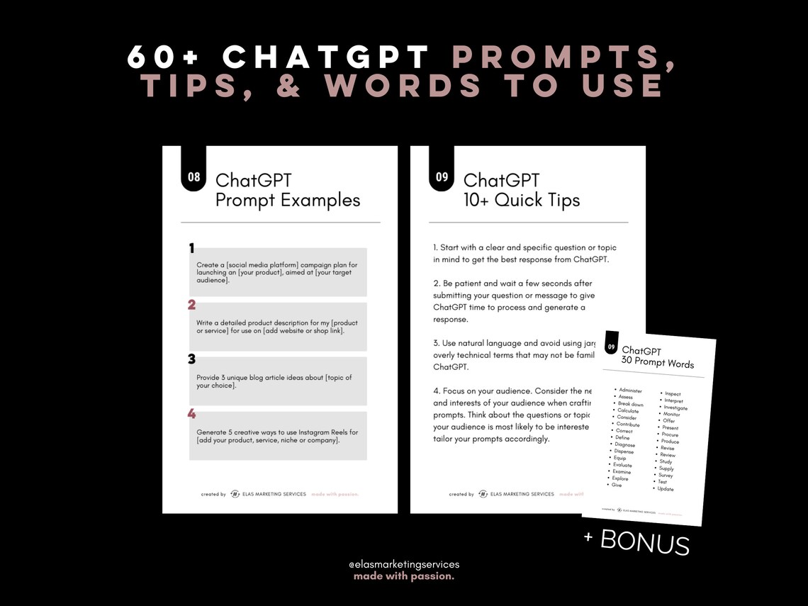 Content Creation With Chatgpt Guide for Businesses and Brands - Etsy