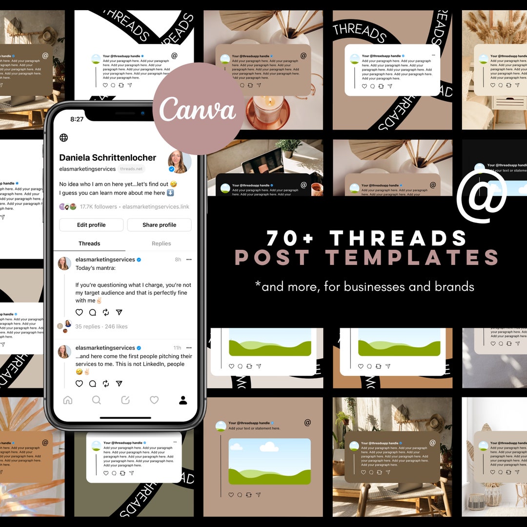 70+ Instagram Threads Post Templates & Strategy for Businesses and ...