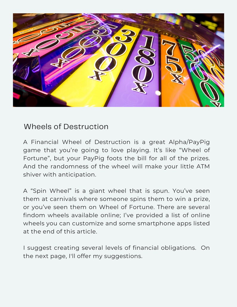 Findom Games Games and Money Grab Ideas for Cashpigs and Cashmasters - Etsy