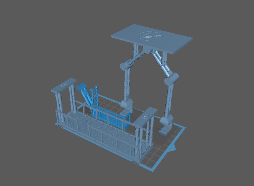 Tie Fighter Hanger With Catwalk - 3D Print File - Etsy