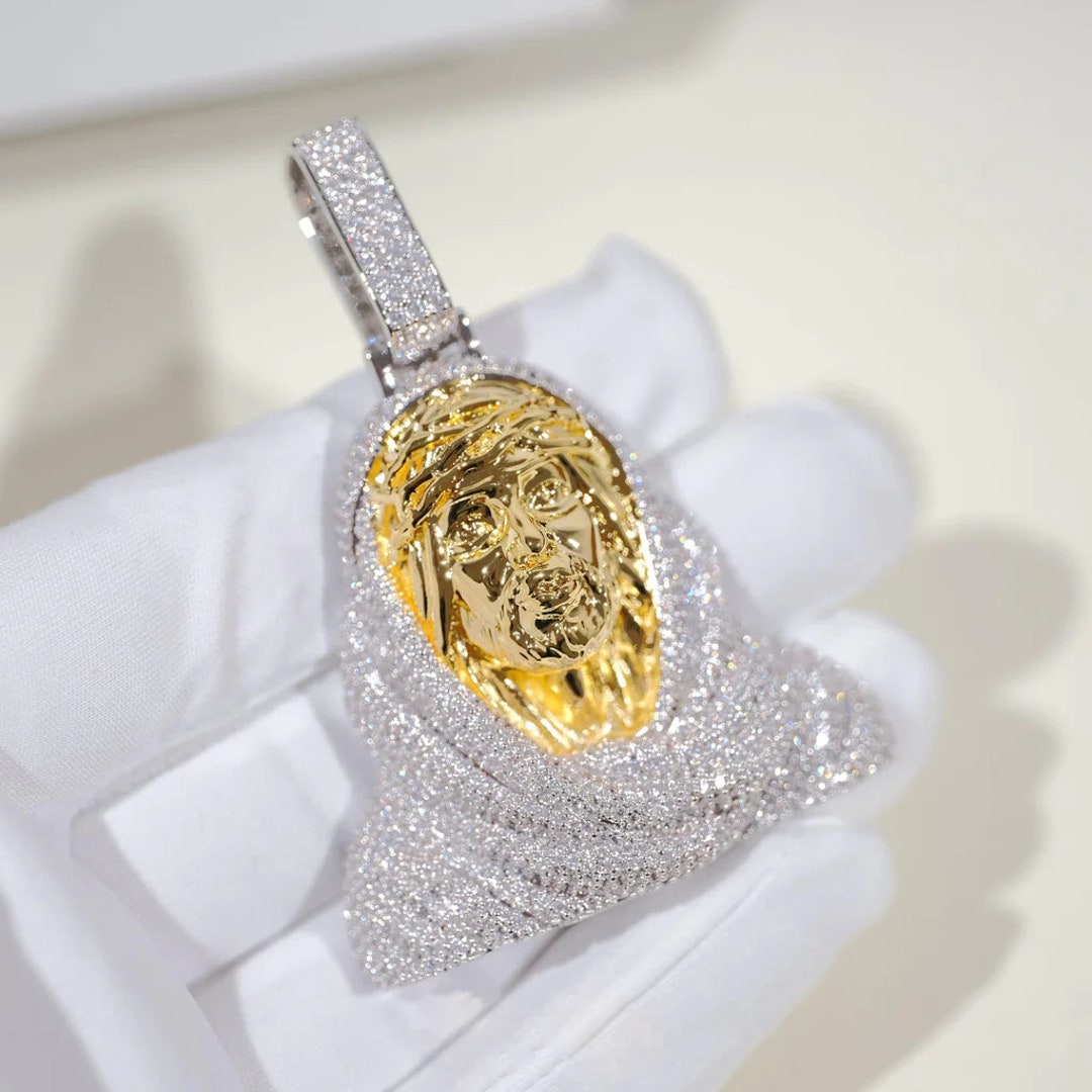 Jesus Christ Pendant/ Hip Hop Jewelry for Her/him, Prom Jewelry/ Iced ...