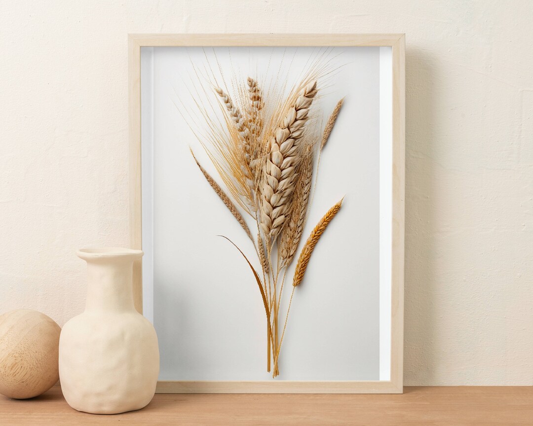 Dried Wheat, Farmhouse Art Digital Download - Etsy