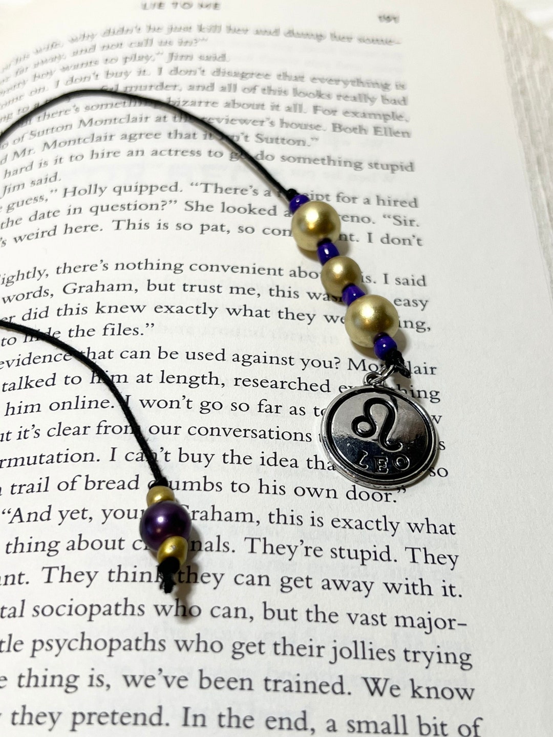 Leo Zodiac 8 String Bookmark - Etsy