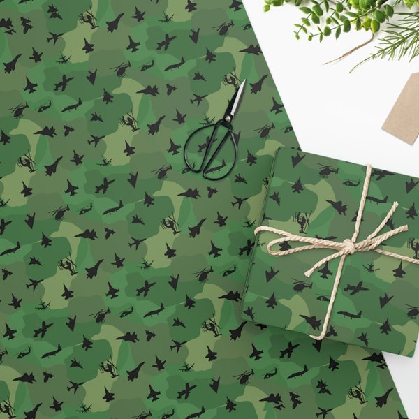 Camo Wrapping Paper - Etsy