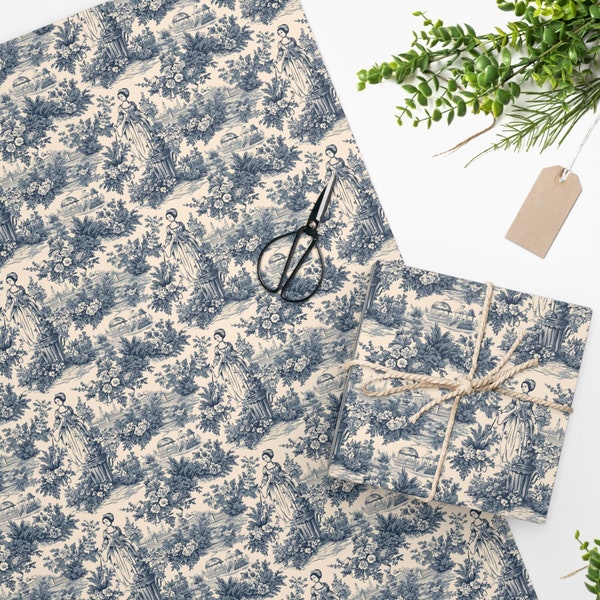 French Provincial Wrapping Paper - Etsy