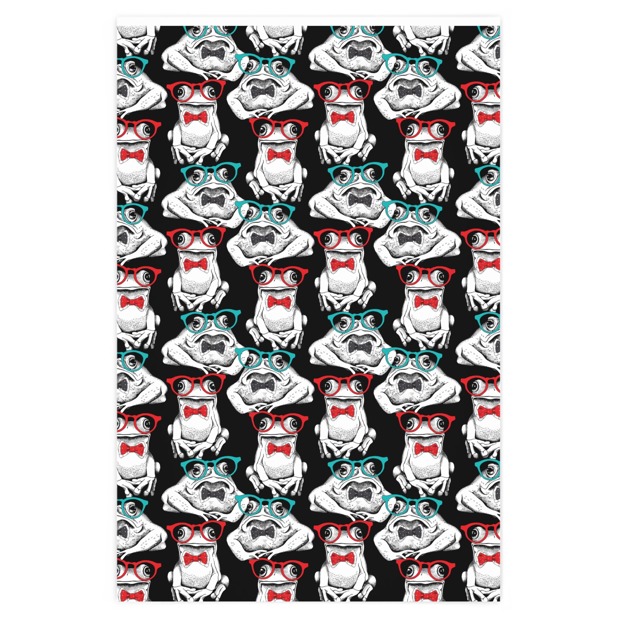 Frog Wrapping Paper, Cute Frog Gift Wrap, Frog Lover Wrapping Paper ...