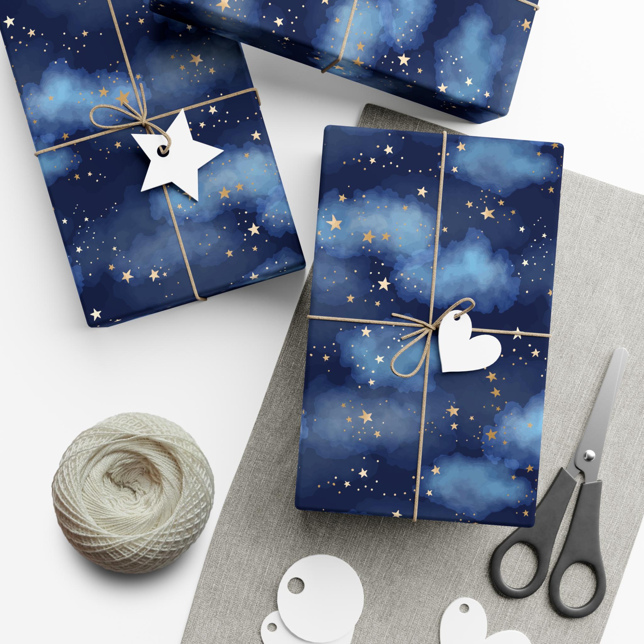 Sky Wrapping Paper, Night Sky Gift Wrap, Stars Wrapping Paper - Etsy