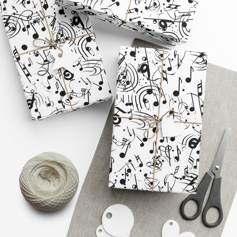 Music Wrapping Paper - Etsy
