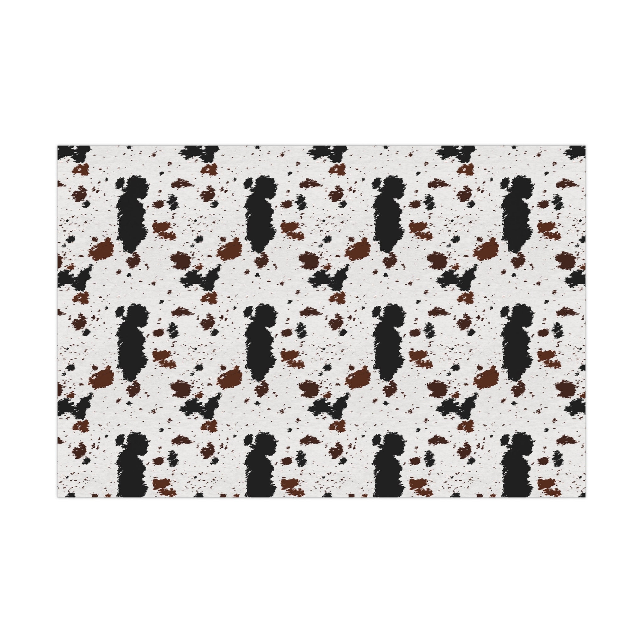 Cow Print Wrapping Paper Farmhouse Gift Wrap Animal Print - Etsy