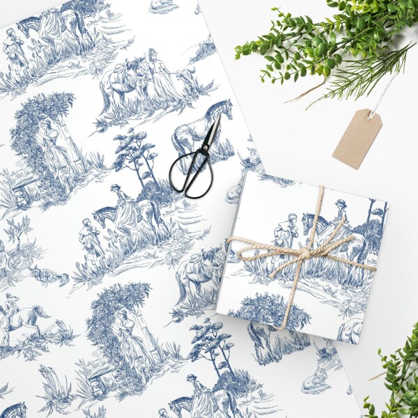 French Provincial Wrapping Paper - Etsy