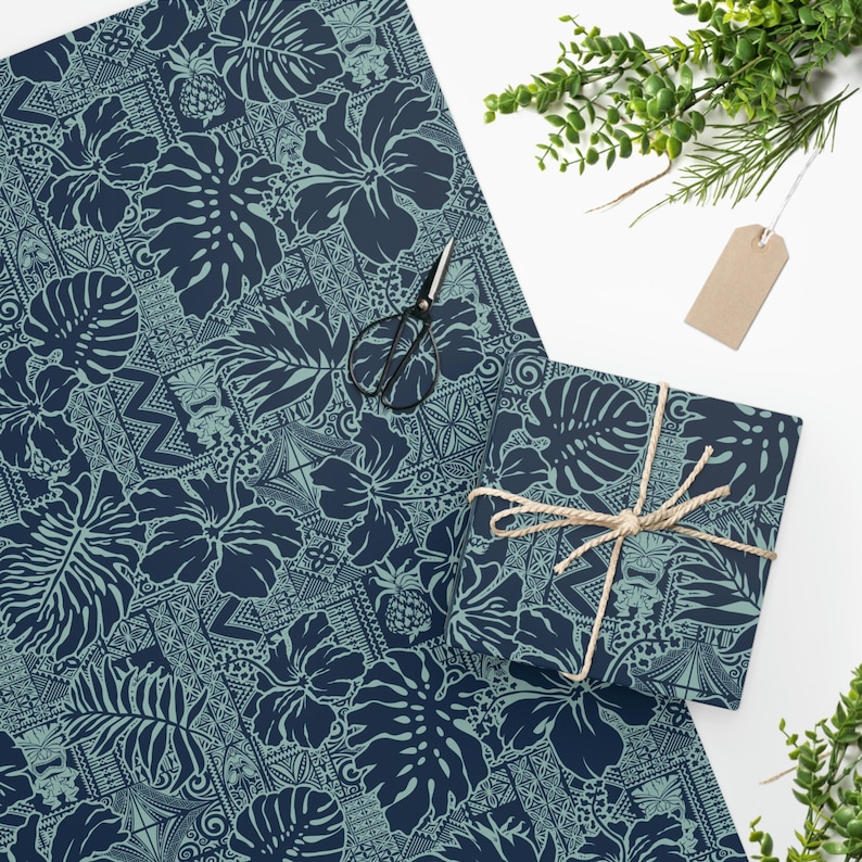 Tapa Design Wrapping Paper Traditional Polynesian Tapa - Etsy