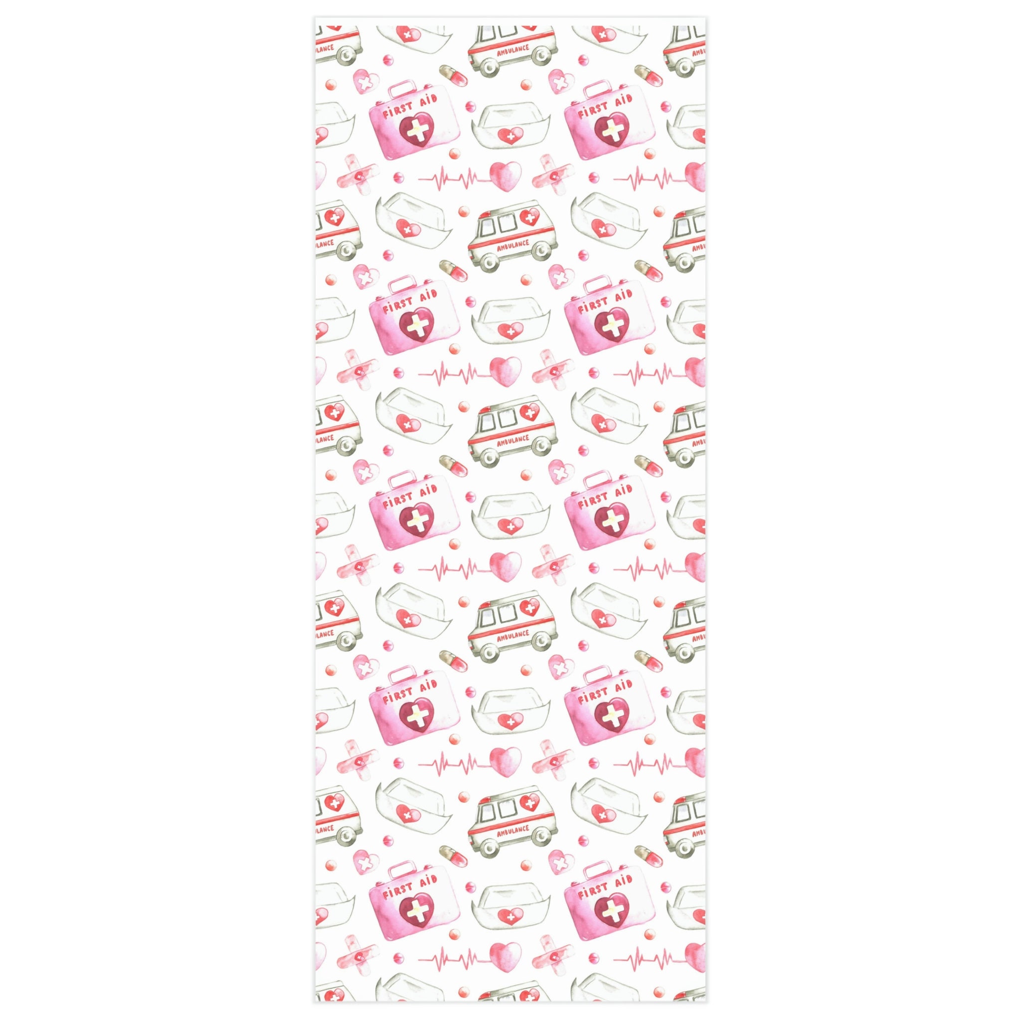 Nurse Gift Wrap, Nurses Day Wrapping Paper, Doctor Wrapping Paper, LVN ...