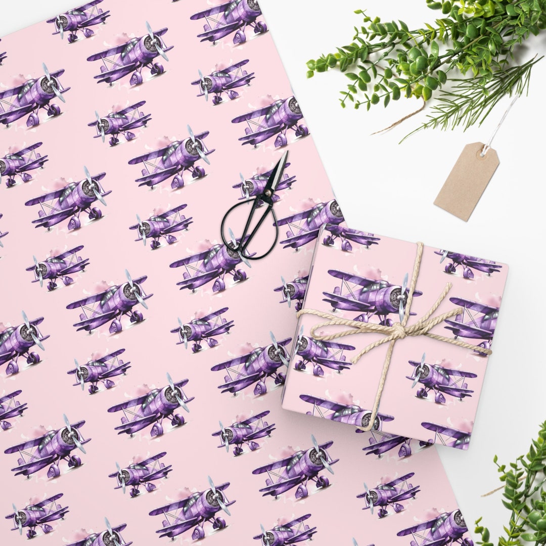 Wrapping Paper Airplane, Wrapping Paper All Occasion, Wrapping Paper ...