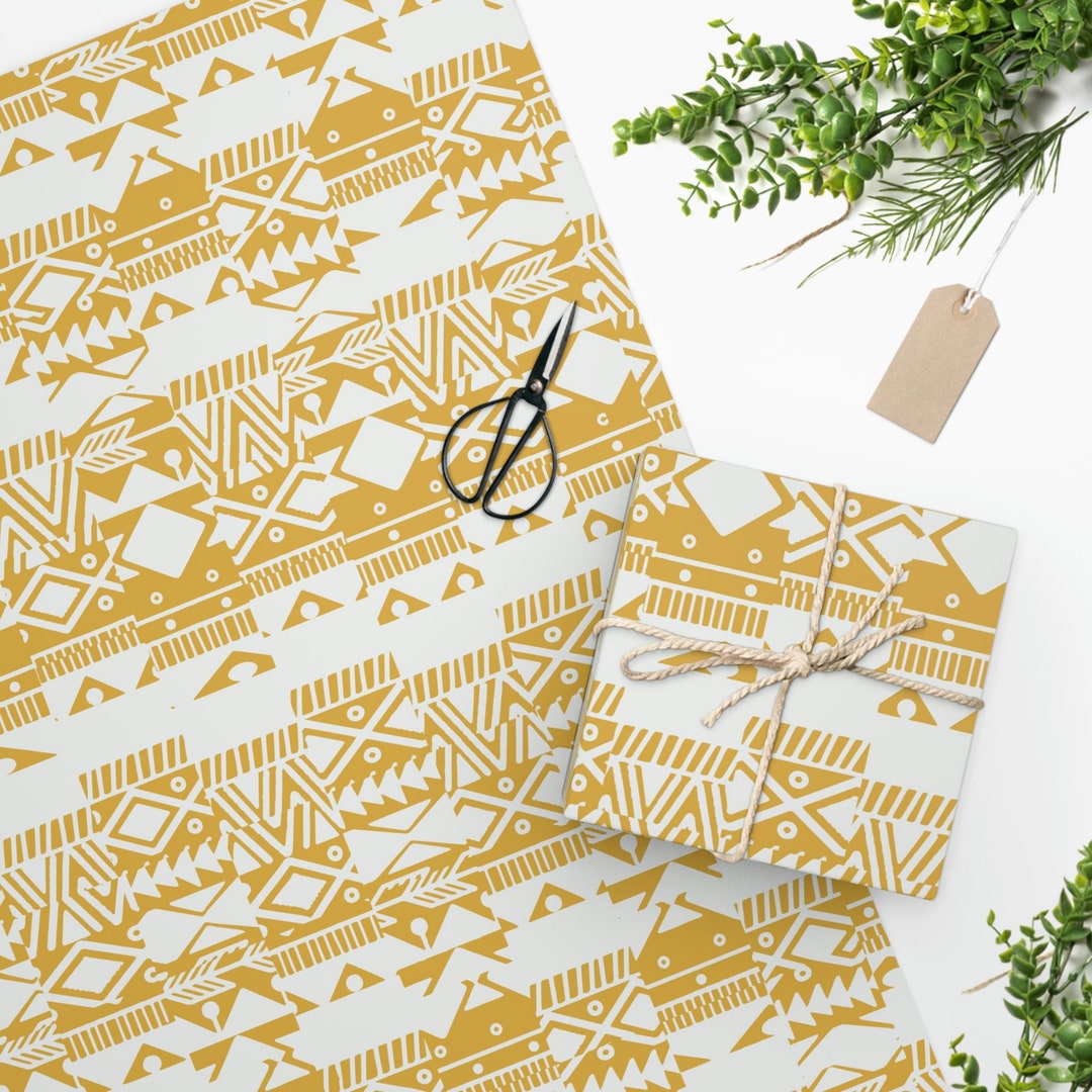 Kente Print Wrapping Paper, African Print Gift Wrap - Etsy