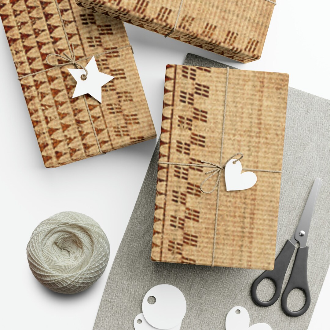 Tapa Design Wrapping Paper Traditional Polynesian Tapa Design - Etsy