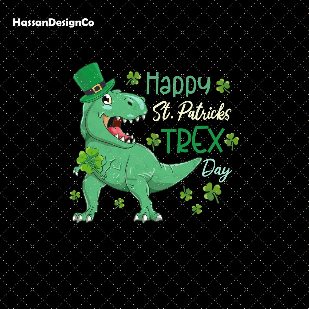 Happy St Patricks Day Boys Png, Dinosaur St Patricks Day Png, Boys St ...