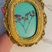Gold Antique Style Ornate Vintage Frame Pressed Flowers With Multiple ...