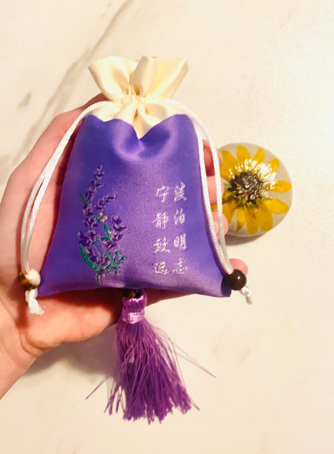 Asian Neutral Patterns Lavender Pouches Dried Lavender Sachet Lavender ...