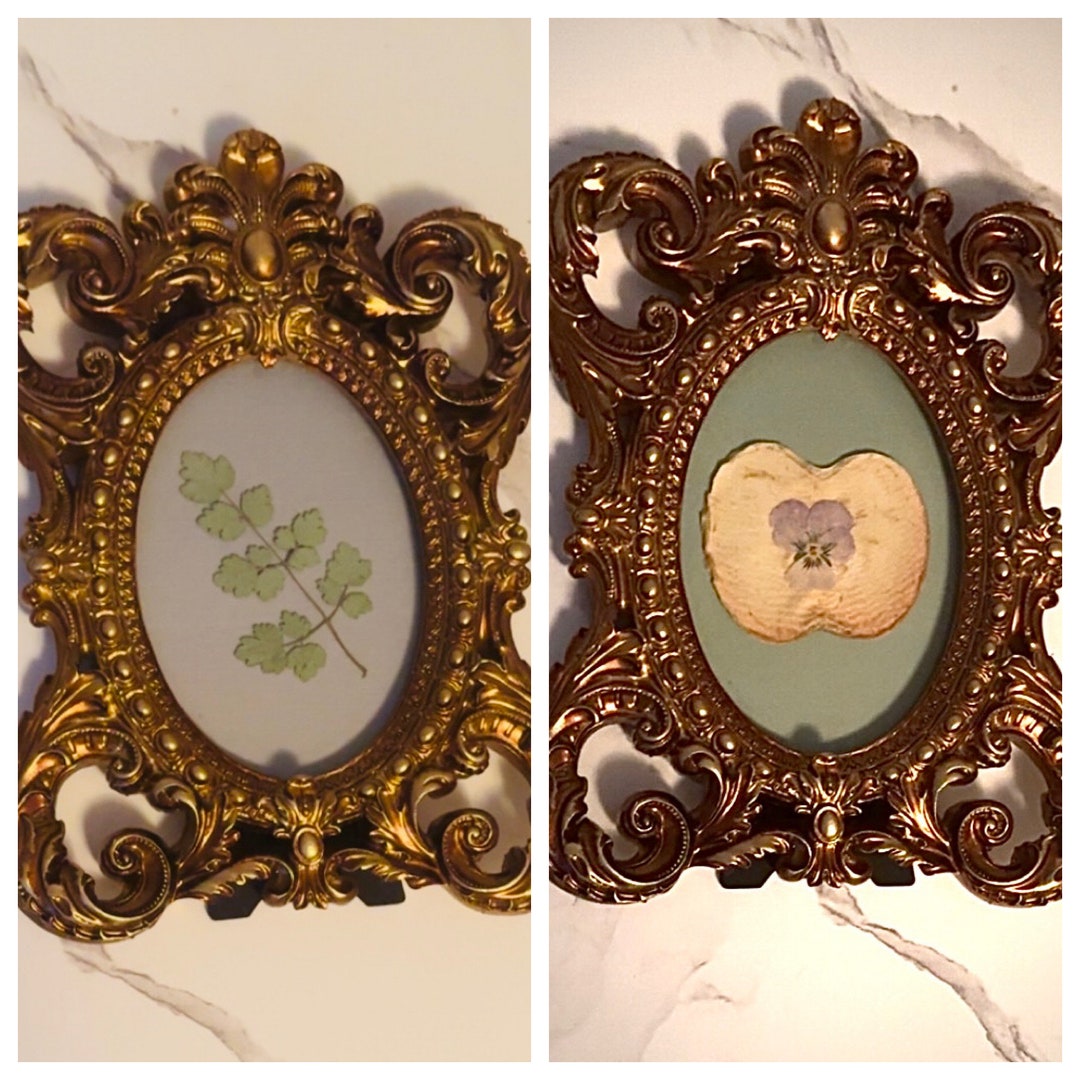 Antique Baroque Style Ornate Frames European Embossed Pressed Fine Art ...