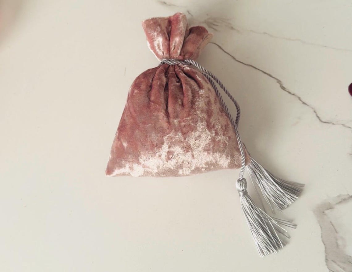 Lavender Sachet Pouch Dried Lavender Bundles in Velvet Dried Flower ...