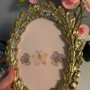Gold Antique Old World Style Ornate Vintage Frame Pressed Flower Fine ...
