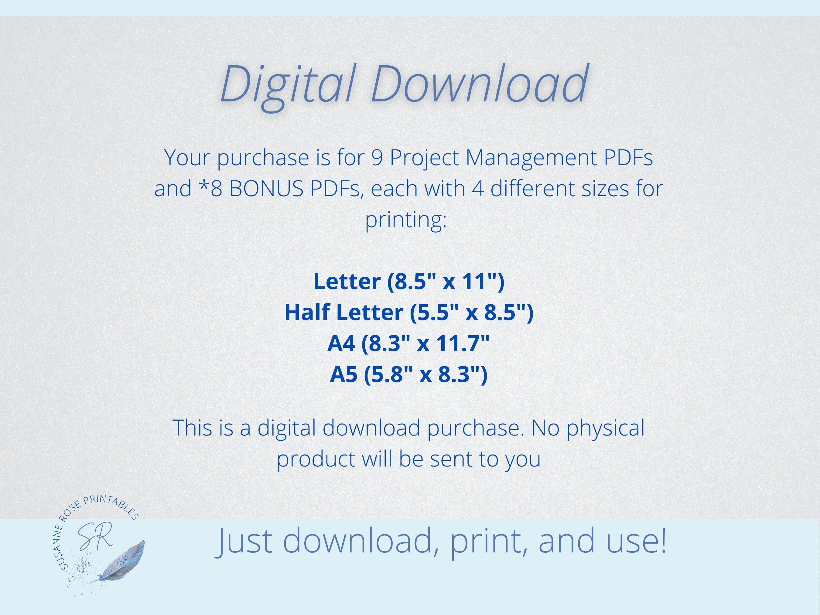 Project Planning Bundle,planning, Tracking,download, PDF Project ...