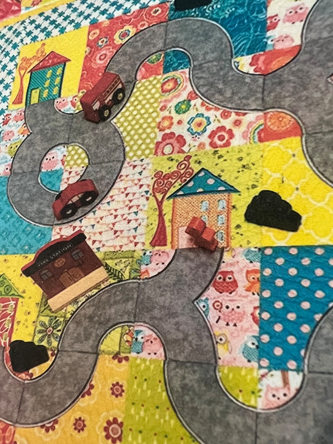 Custom Quilted Roadway Play Mat - Etsy