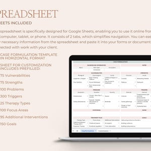 Case Conceptualization, Psychology Therapy Plan, Therapist Templates ...