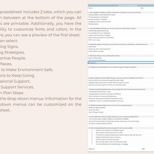 Safety Plan for Teenagers, Crisis Plan Template, Teen Mental Health ...