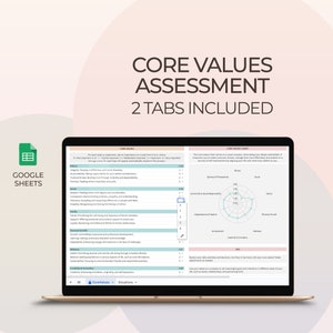 Core Values Assessment, Personal Values, Core Values Quiz, Core Values ...