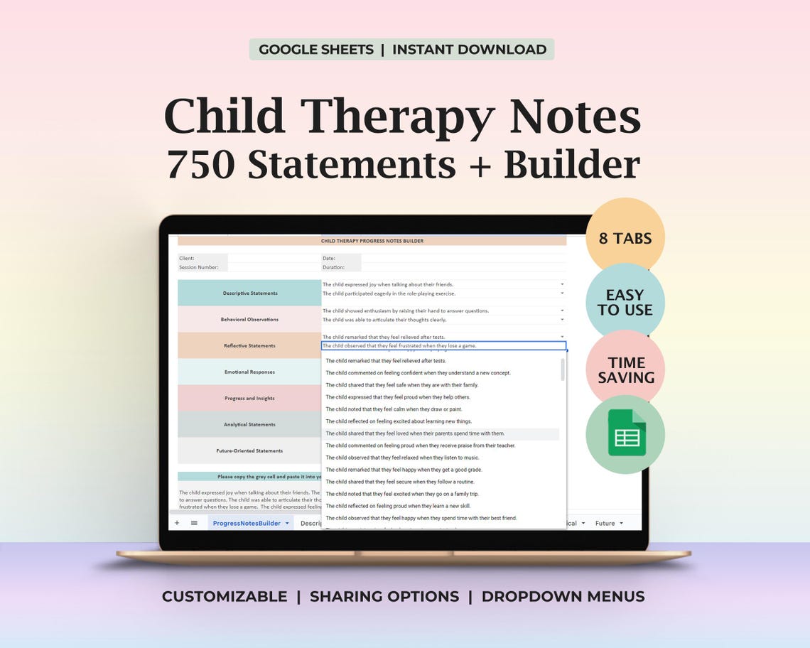 Child Therapy Progress Notes Case Management Template Therapy ...