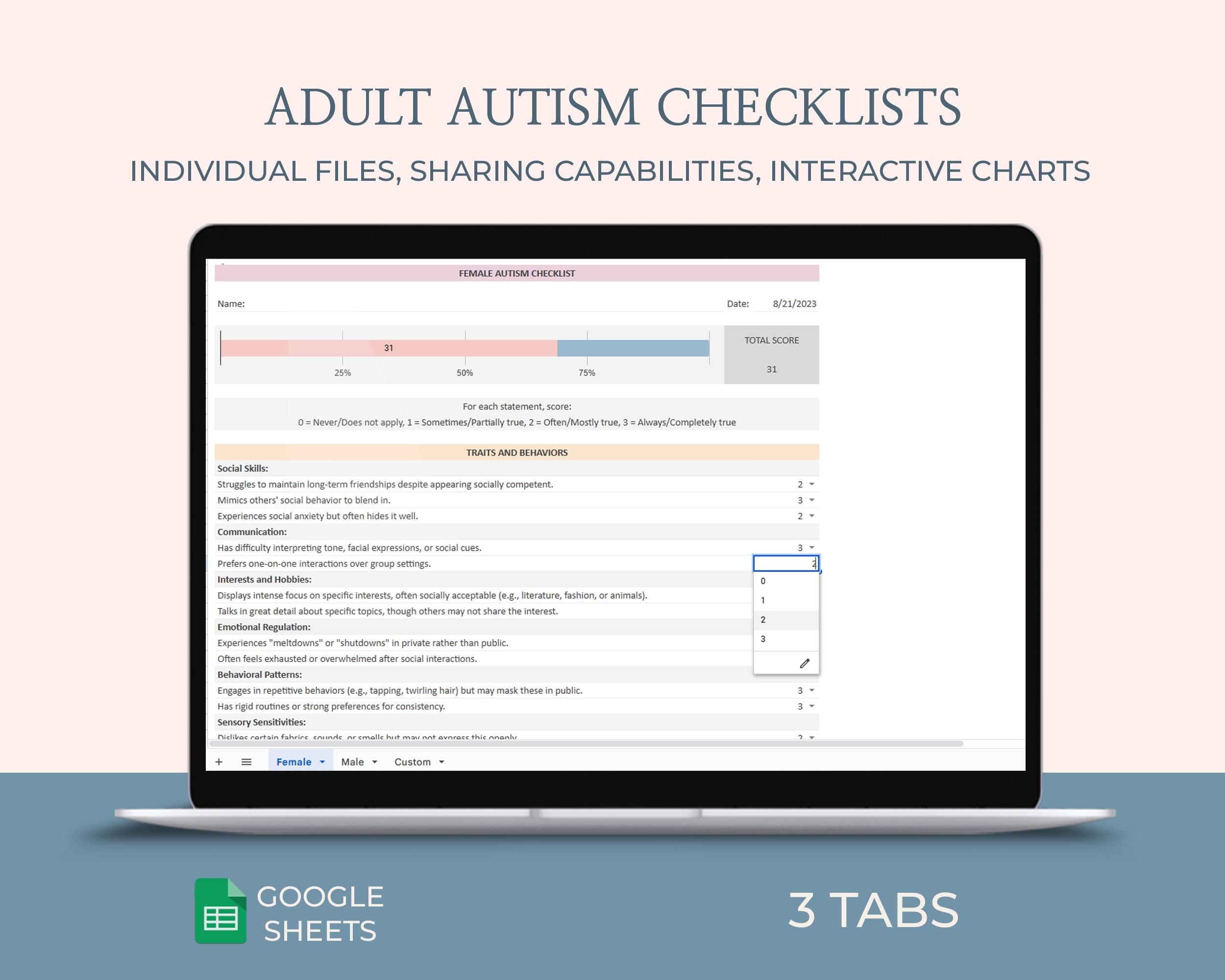Autism Testing, Autism Disorder Test, Autism Checklist, Autism Spectrum ...