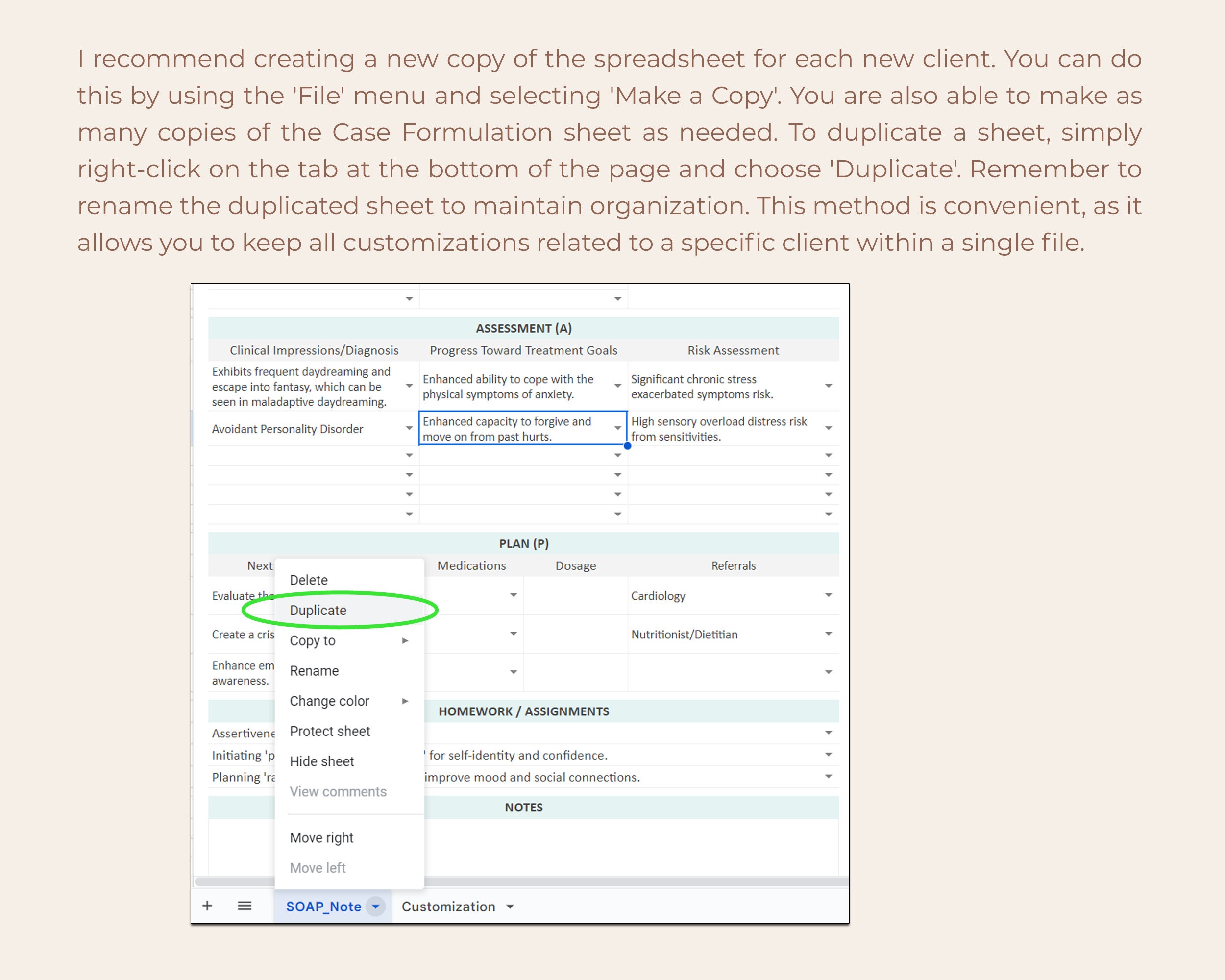 SOAP Note Template, Therapist Templates, Therapist, Psychology Therapy ...