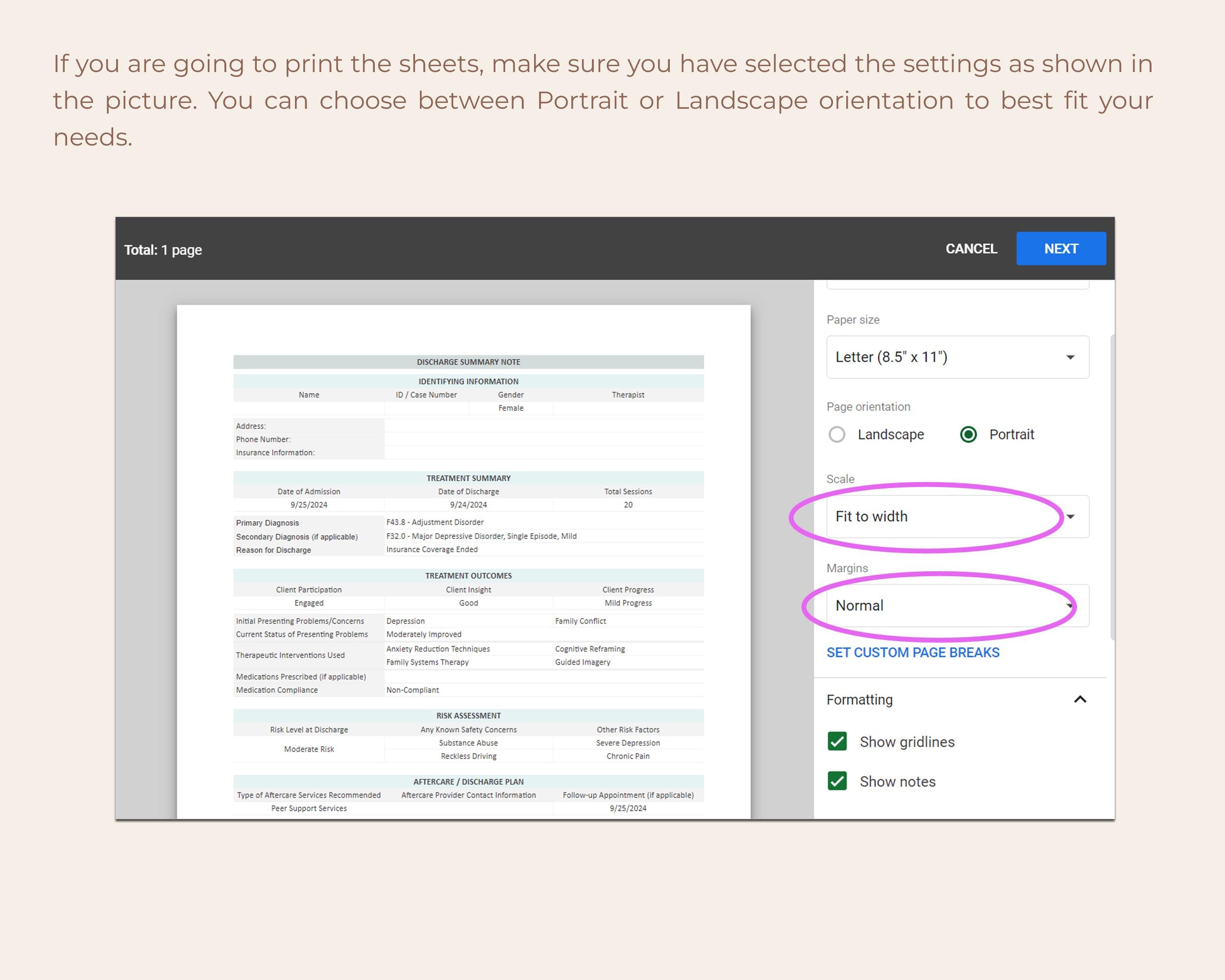 Therapist Discharge Note, Discharge Summary Note, Therapist Templates ...