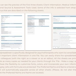 Therapy Caseload Planner, Psychology Planner, Therapy Template ...