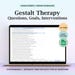Gestalt Therapy Questions Goals Interventions Worksheets Therapy ...