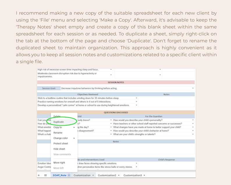 Child Therapy SOAP Note Template Behavioral Issues Session Notes ...