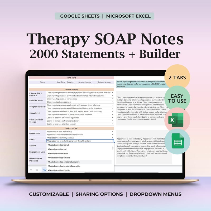 Therapist Notes Records - Etsy