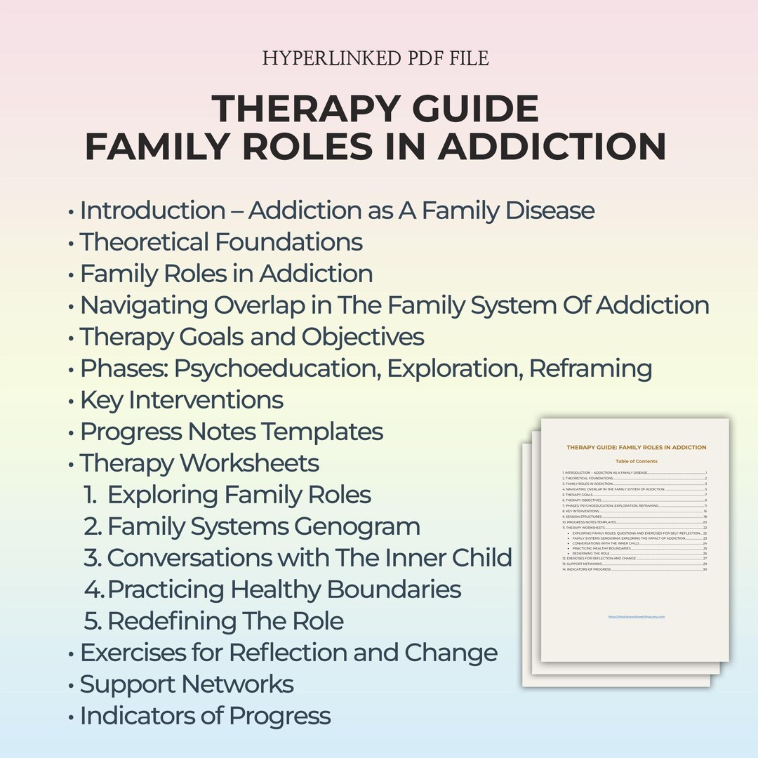 Family Roles in Addiction Therapy Guide Recovery Healing Scapegoat Hero ...