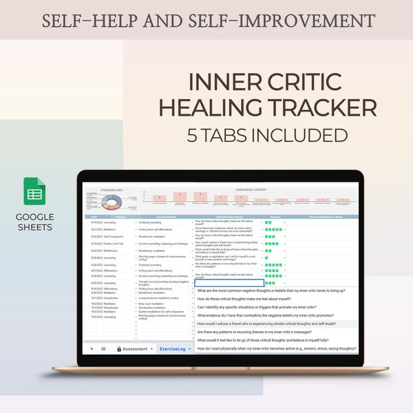 Mental Health Template Worksheets - Etsy