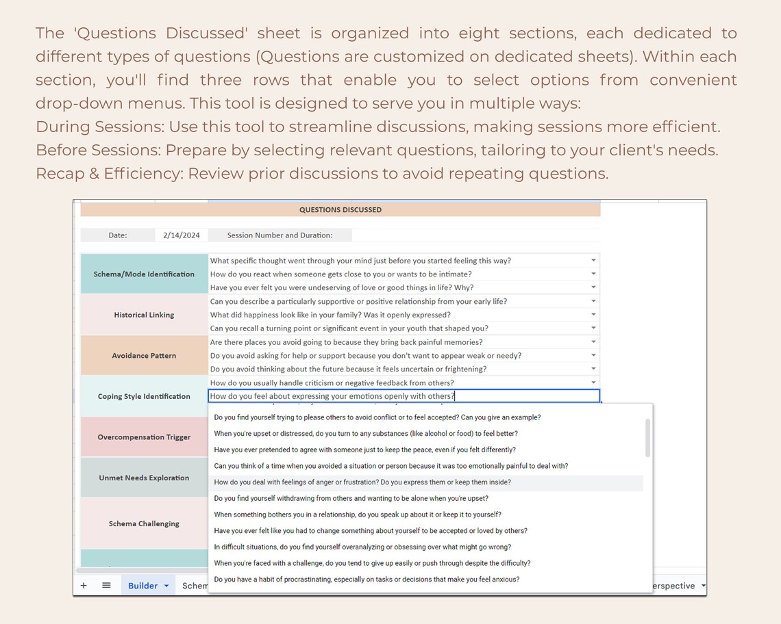 Schema Therapy Interventions, Questions, CBT Schema Therapy, Schema ...