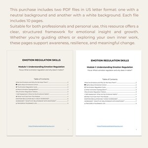 Emotion Worksheet for Therapy and Mental Health Support Self-awareness ...