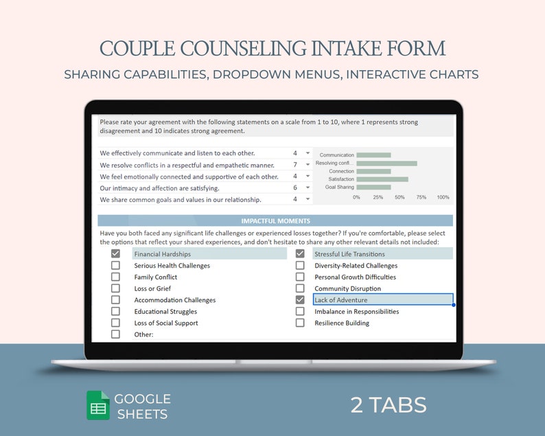 Couples Counseling Intake Form, Couples Therapy, Relationship Help ...