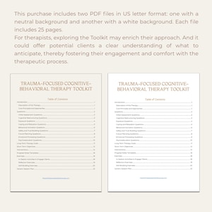 Trauma-focused Therapy Questions TF CBT Interventions Goals Psychology ...