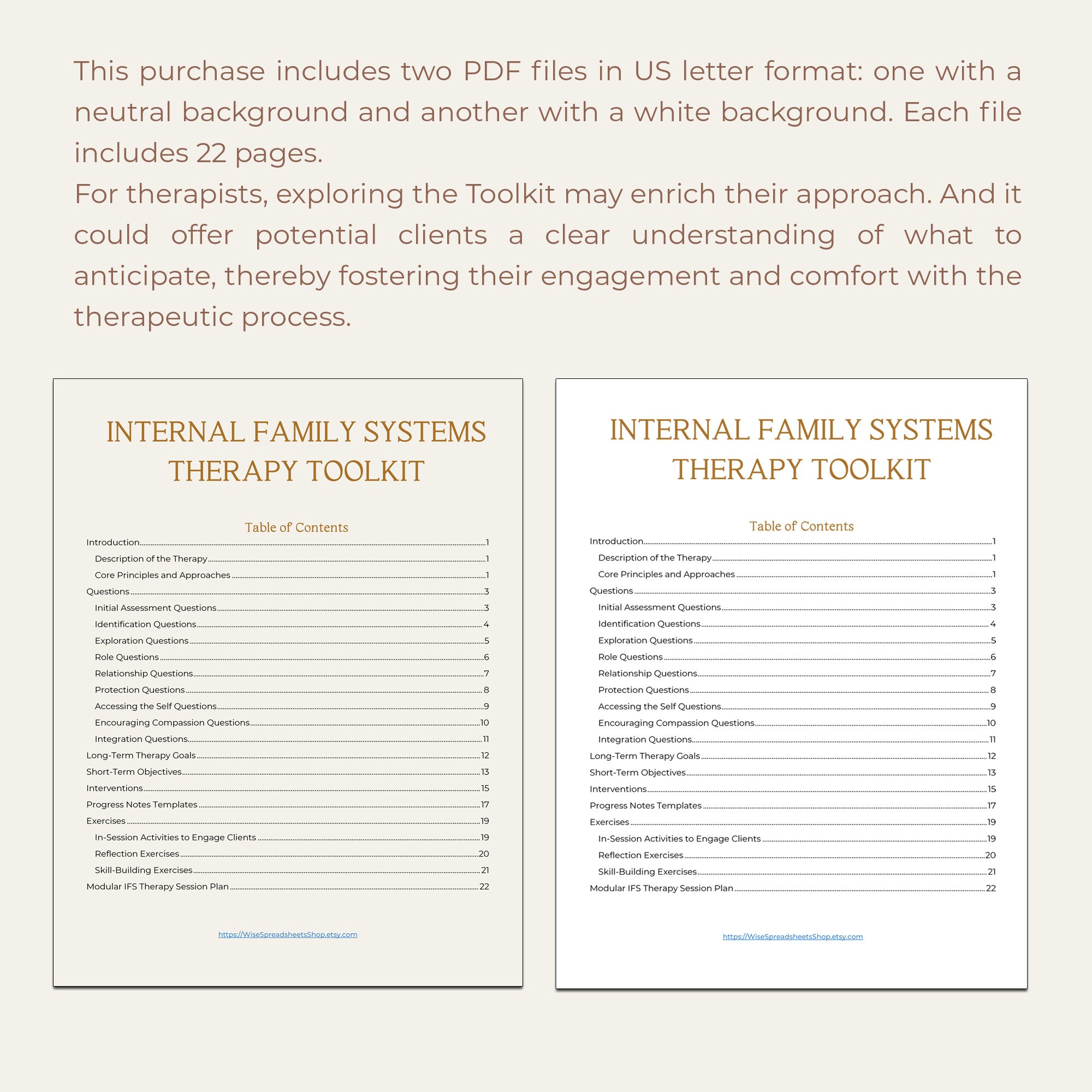 IFS Therapy Questions, Internal Family Systems Psychotherapy Guide, IFS Therapy Session Plan ...